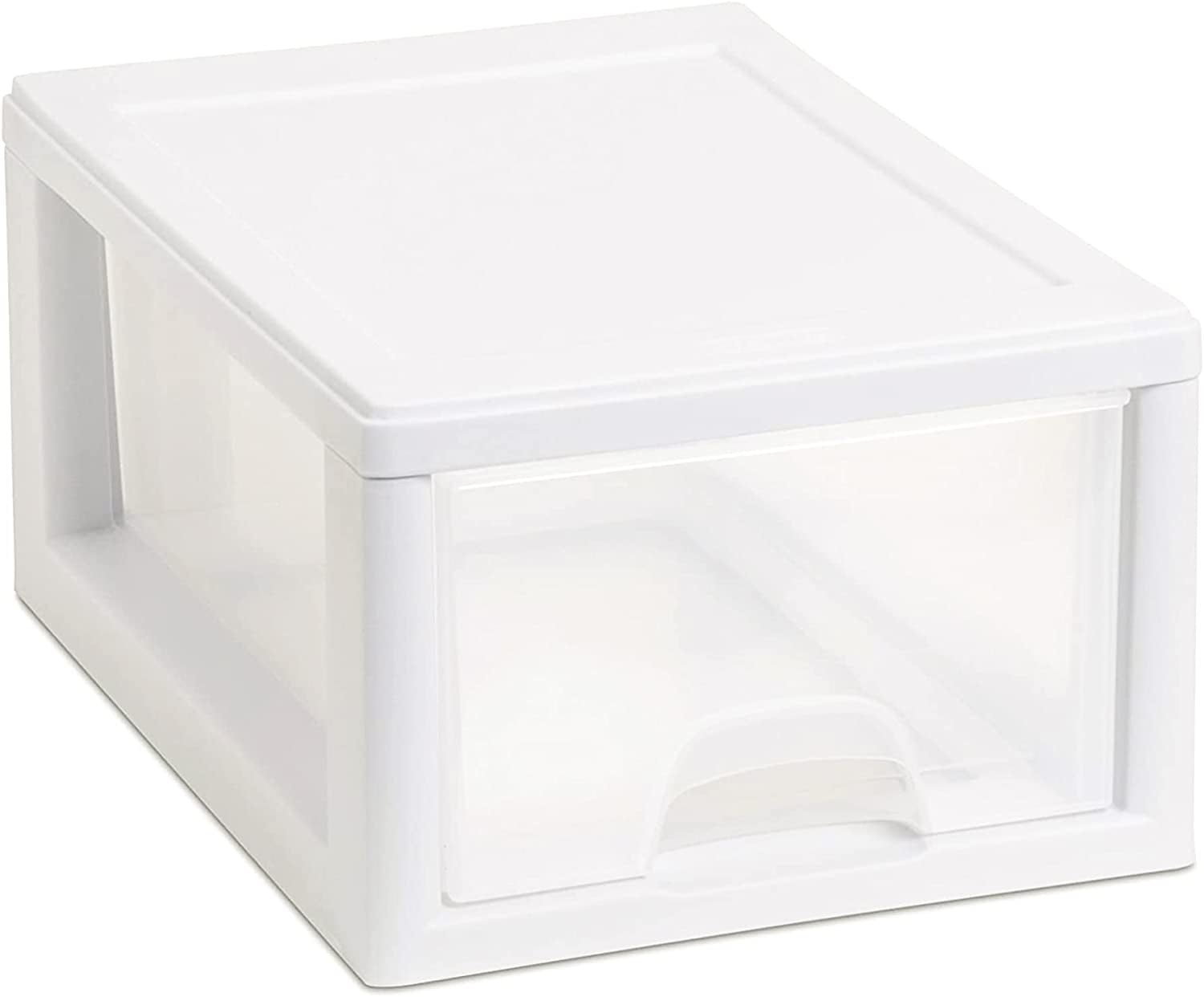 6 Quart Stacking Storage Drawer, Stackable Plastic Bin Drawer to ...