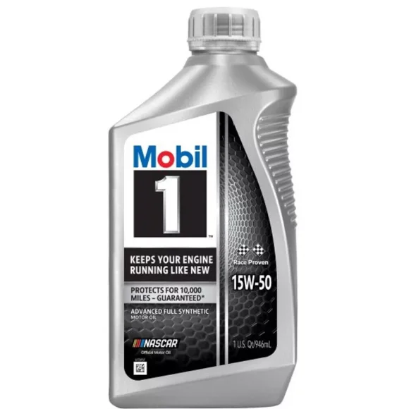 Mobil 1 15W-50 Oil in Mobil 1 Oil - Walmart.com