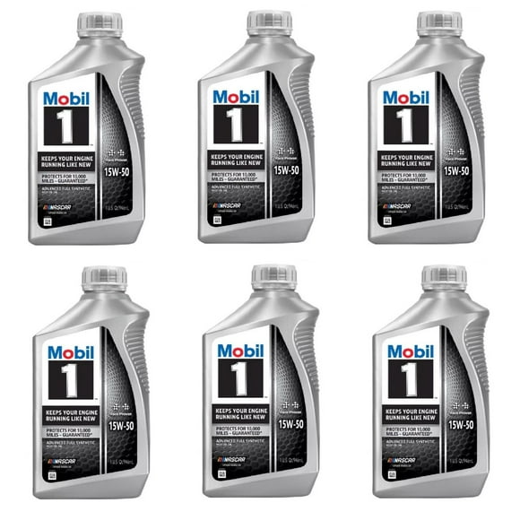 Mobil 1 15W-50 Oil in Mobil 1 Oil - Walmart.com