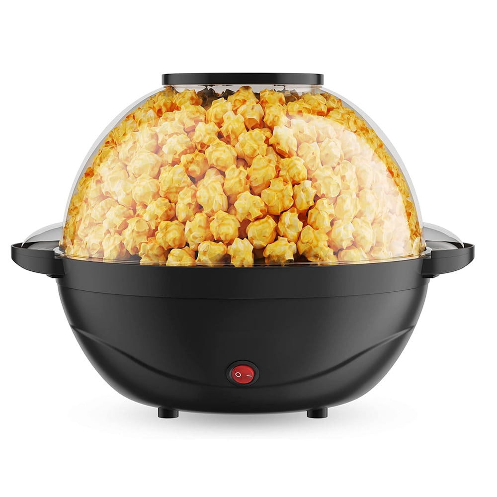 6 Quarts Fast Heat up Stirring Popper, 850W Premium Electric Hot Oil ...