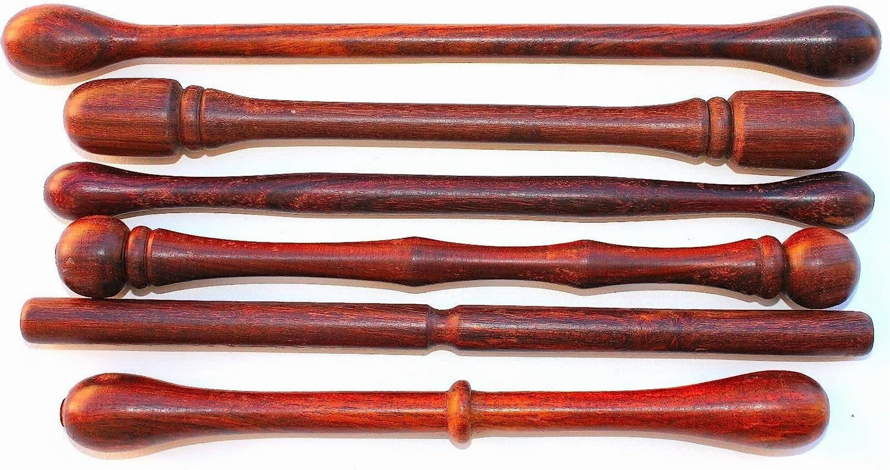 6 ROSEWOOD Irish BODHRAN Drum Tippers Beaters - Walmart.com