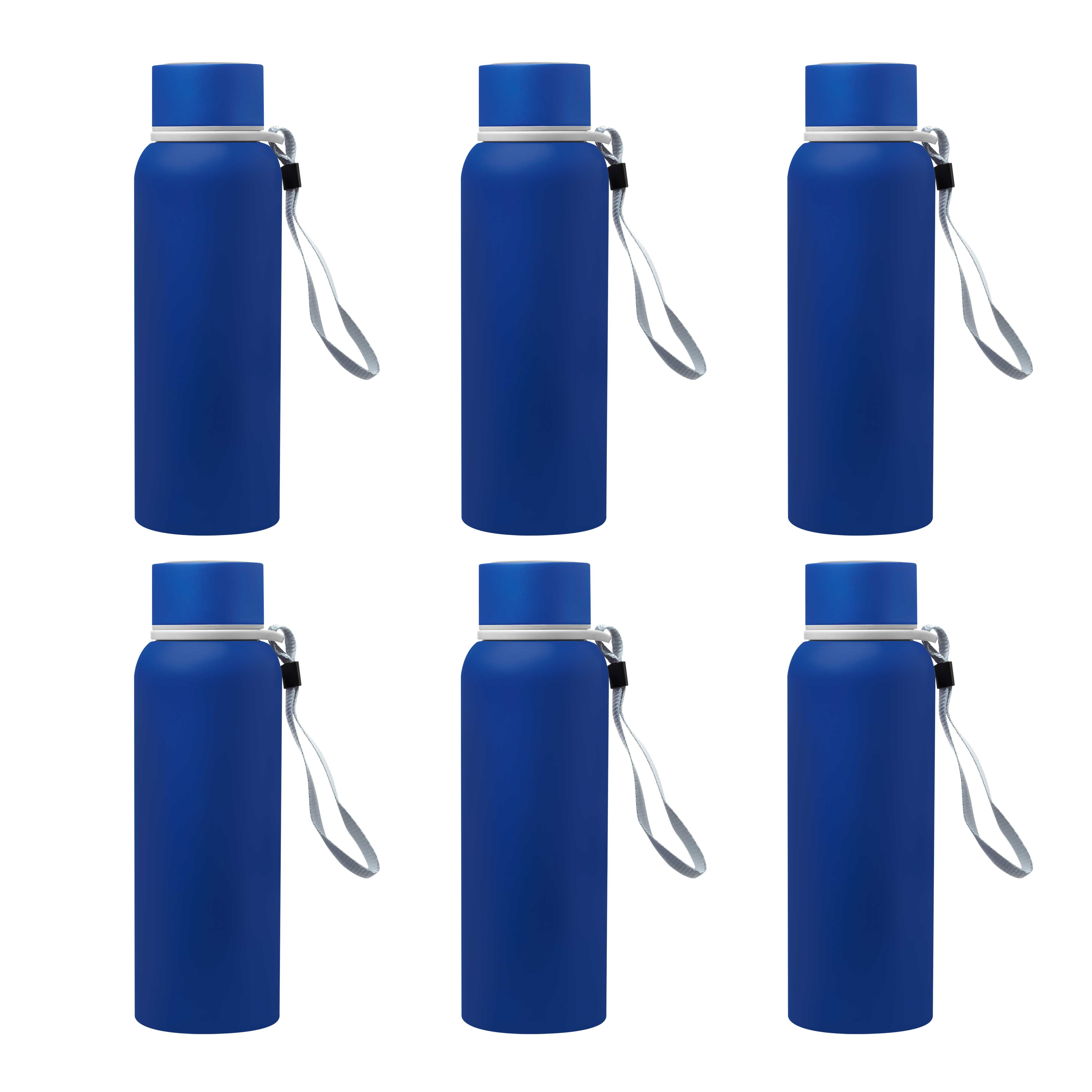 6 Ransom Water Bottles with Strap Set, 17 oz. - Stainless Steel, Double ...