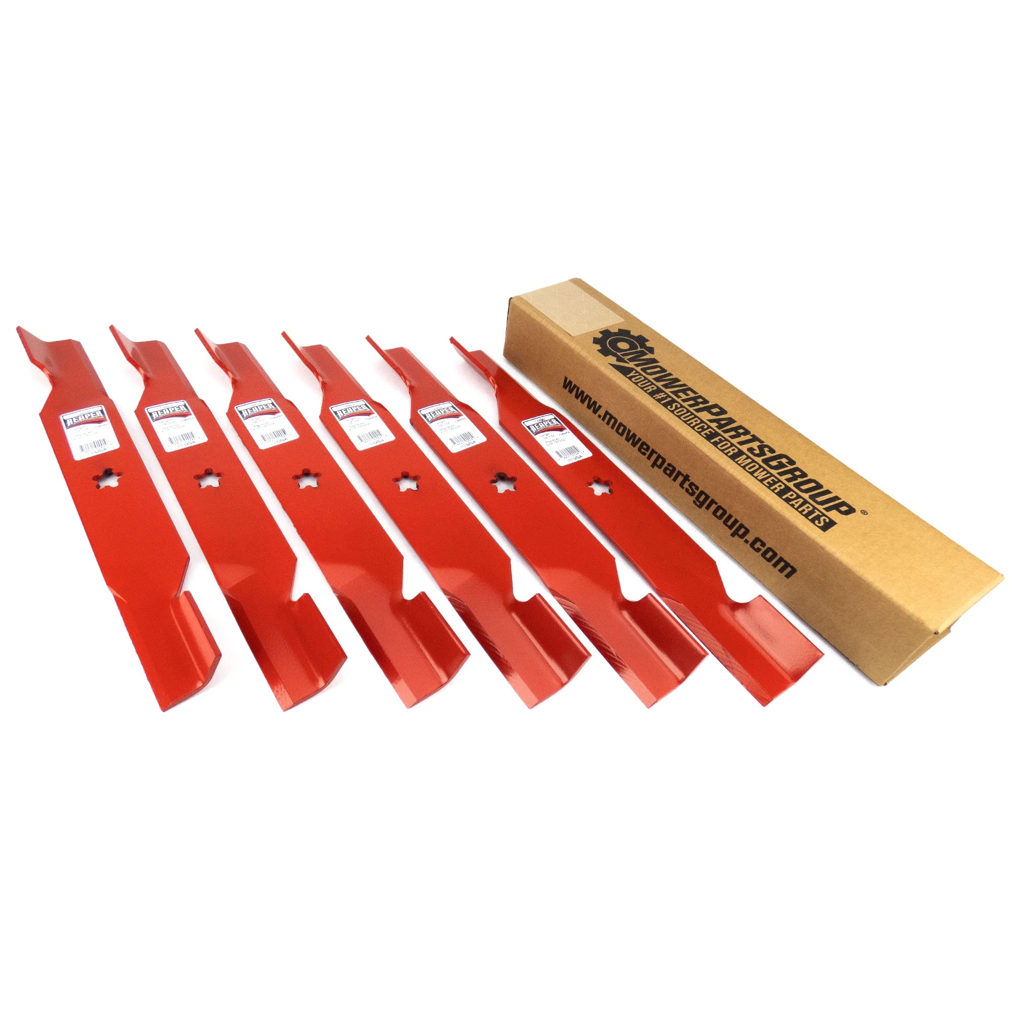 (6) Reaper 54" Hi Lift Blades for Husqvarna Replaces 187254 187256 Made ...