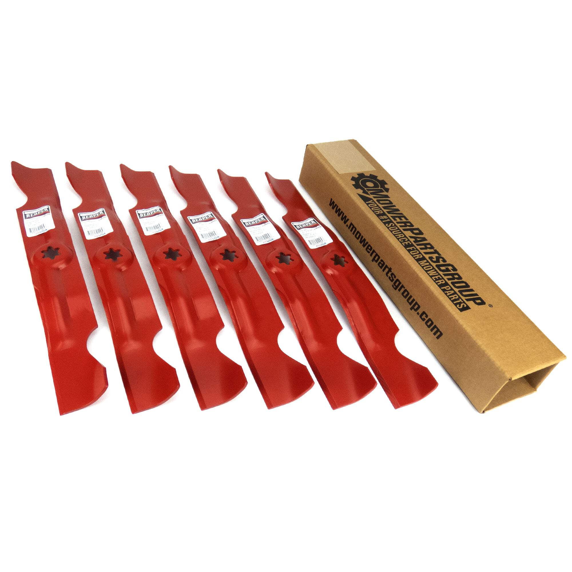 (6) Reaper Blades Compatible With Cub Cadet 50" LTX SLTX SLT 742-04053 ...