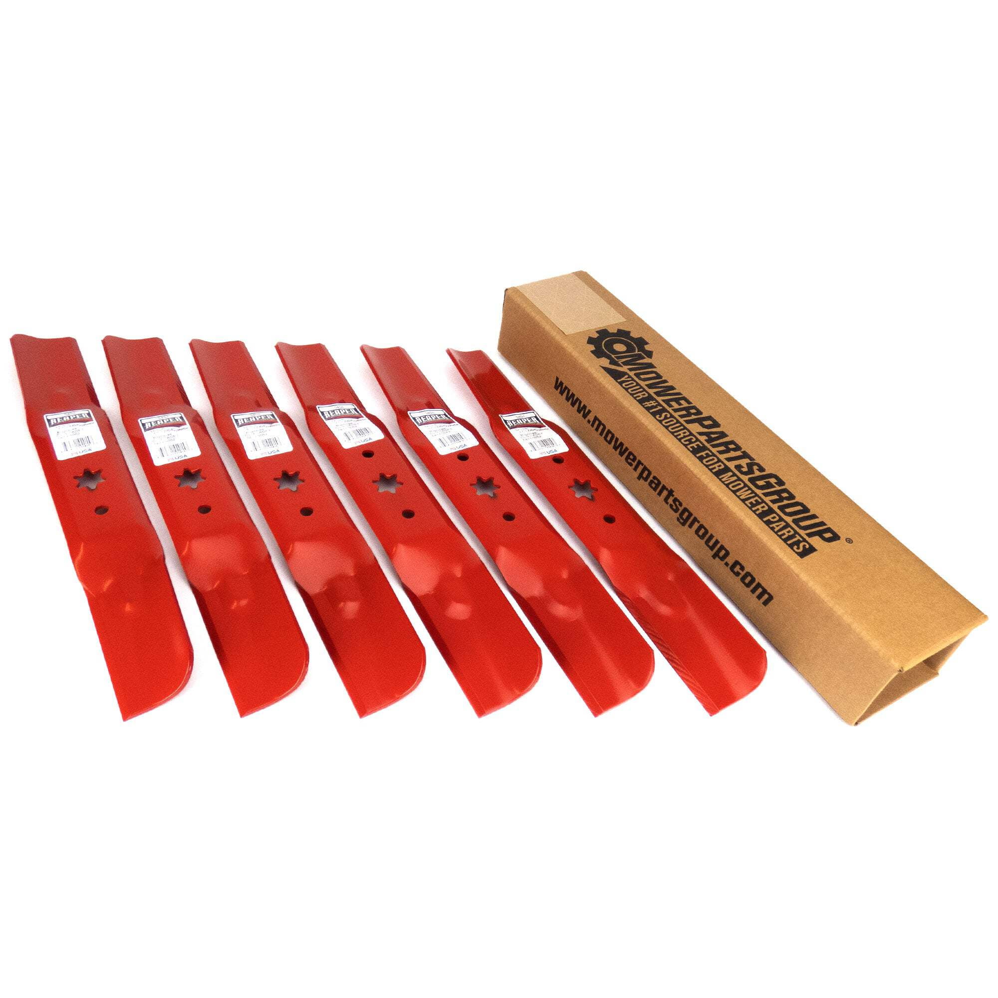 (6) Reaper Blades Compatible With Cub Cadet 50" RZT Replaces 742-05052 ...