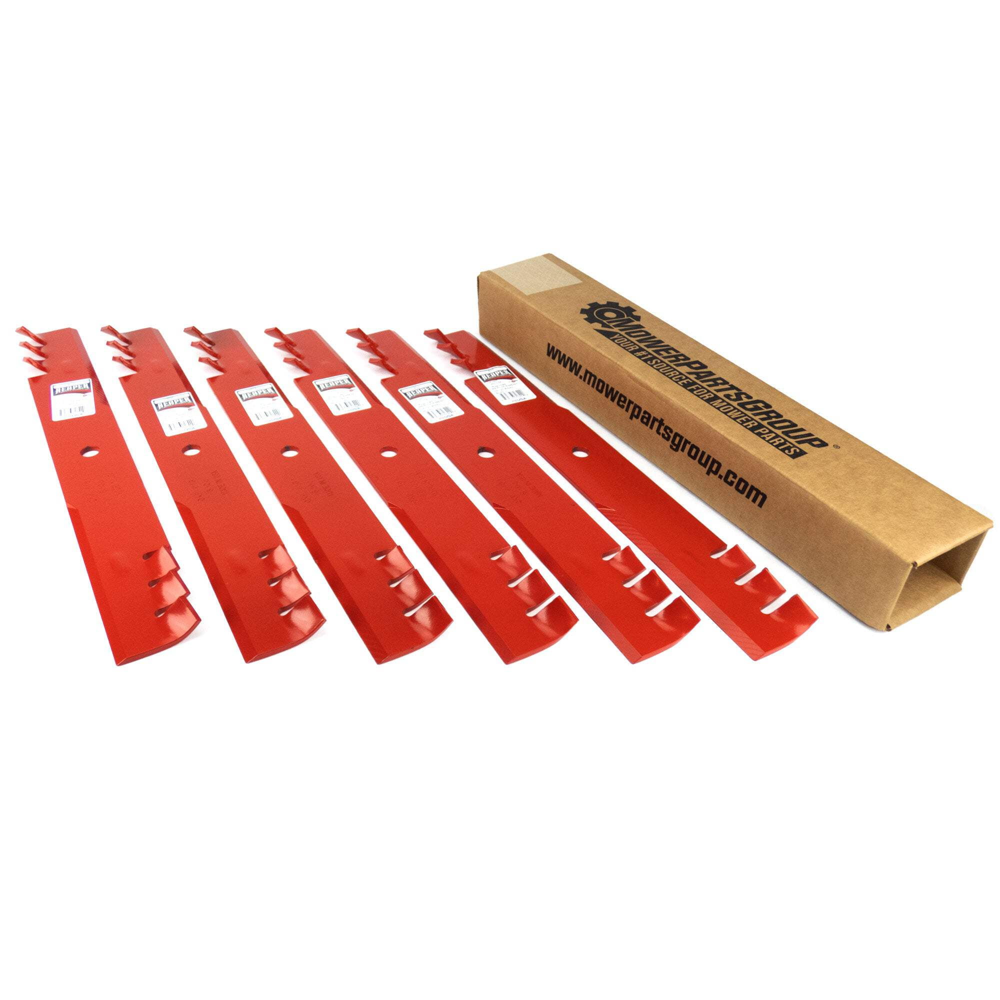 (6) Reaper Mulching Blades Fit Exmark Lazer Z Turf Ranger 60" 103-0301 ...