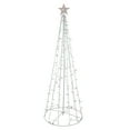 6' Red and Green Lighted Show Cone Christmas Tree Outdoor Decoration ...