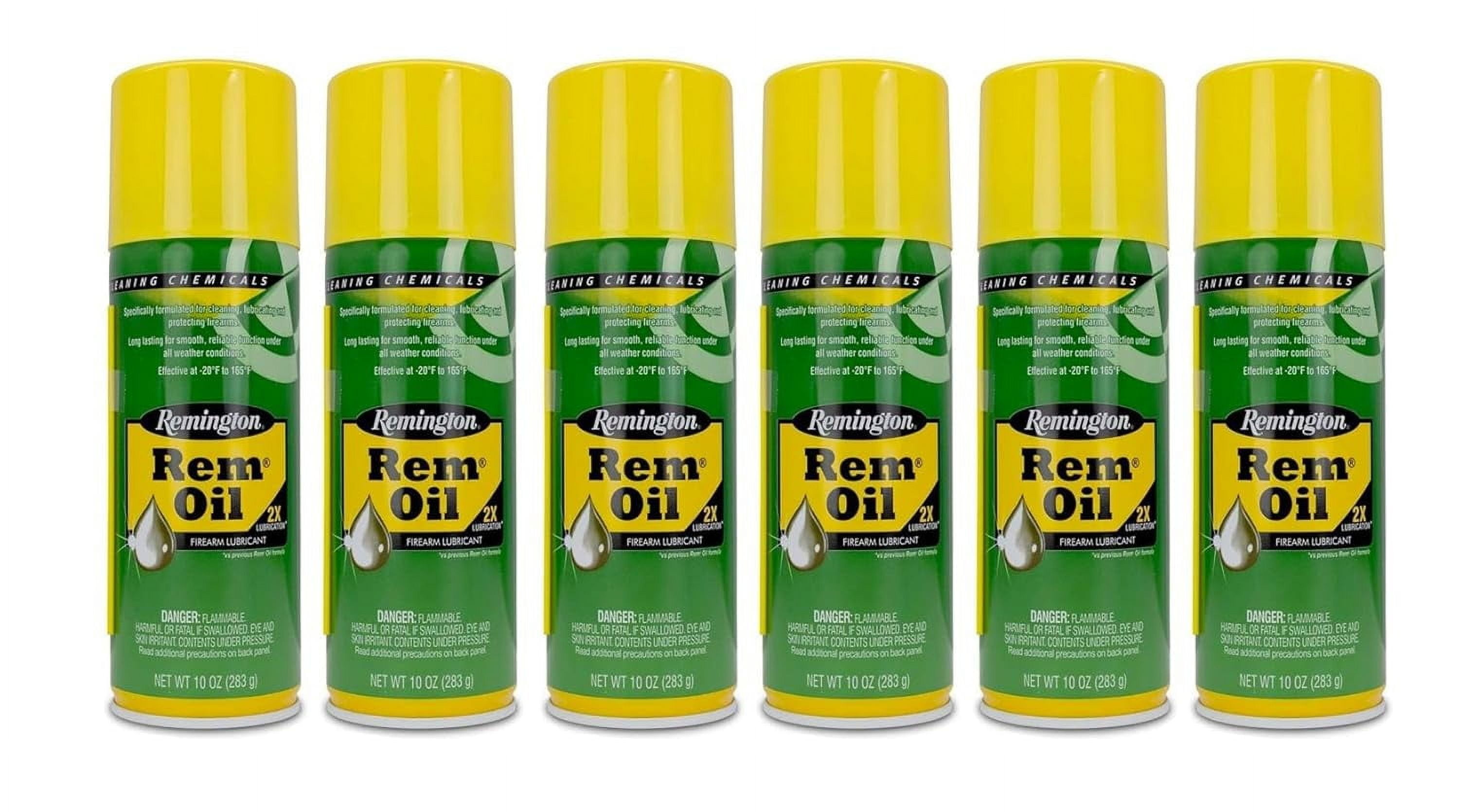 Rem Oil Cleaner and Lubricant Aerosol, 10 Oz, Pack of 6 Rem Oil Spray ...
