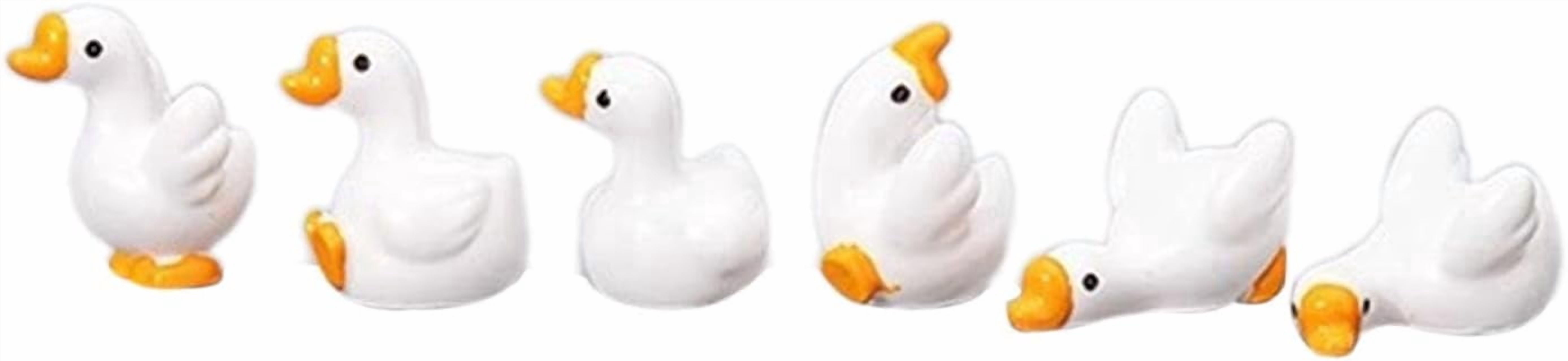 6 Resin Goose Car Dashboard Mirror Ornament Statue for Desk Garden ...