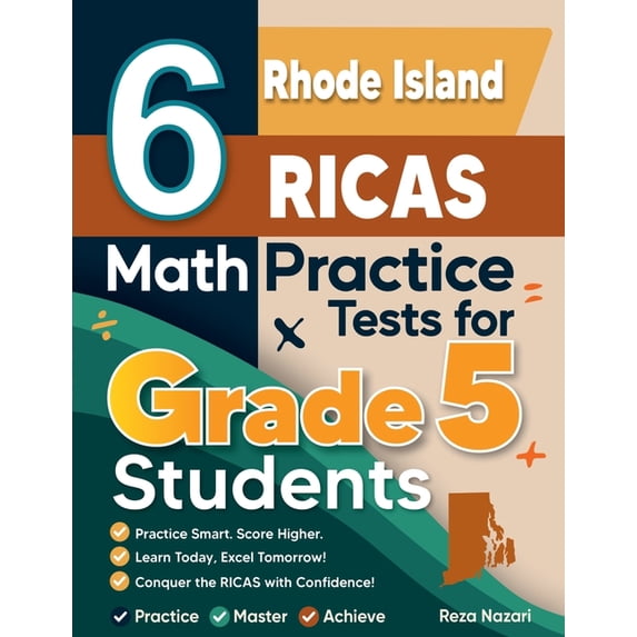 6 Rhode Island RICAS Grade 5 Math Practice Tests: A Complete Guide to ...