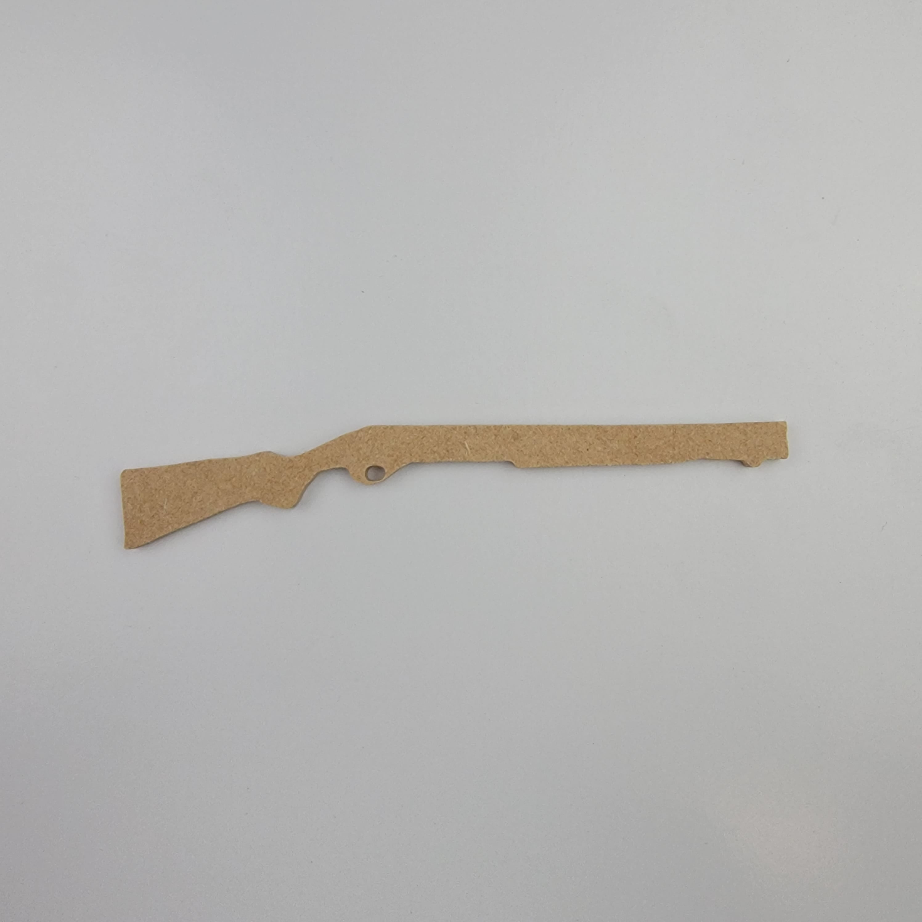 6"Rifle Gun, Unfinished Wood Art Shape by Wooden Craft Cutouts ...