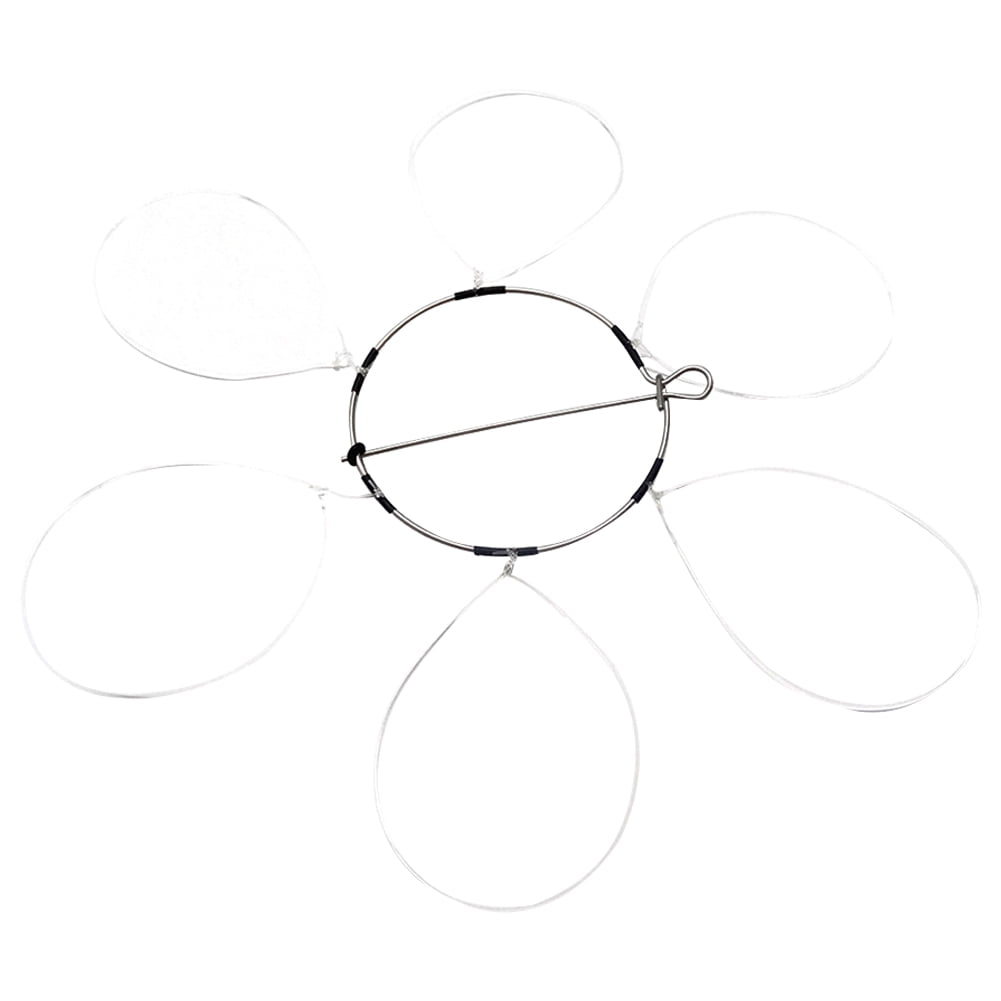 6-Ring Catch Crabs Tool Set Stainless Steel Crab Trap Ring Portable ...