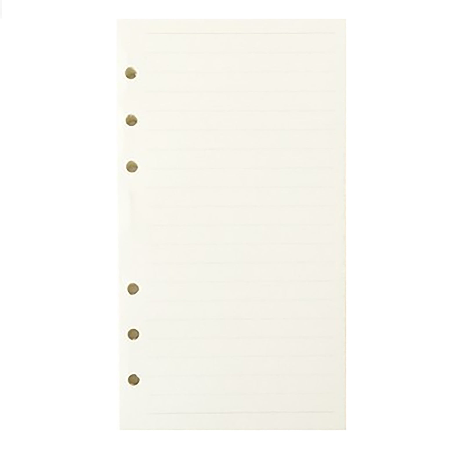 6 Ring College Ruled Writing Paper Refill, A6 Planner Inserts Paper for ...