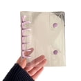6 Rings PVC Binder Covers Card Folder Covers Water Resistant 6 Hole ...
