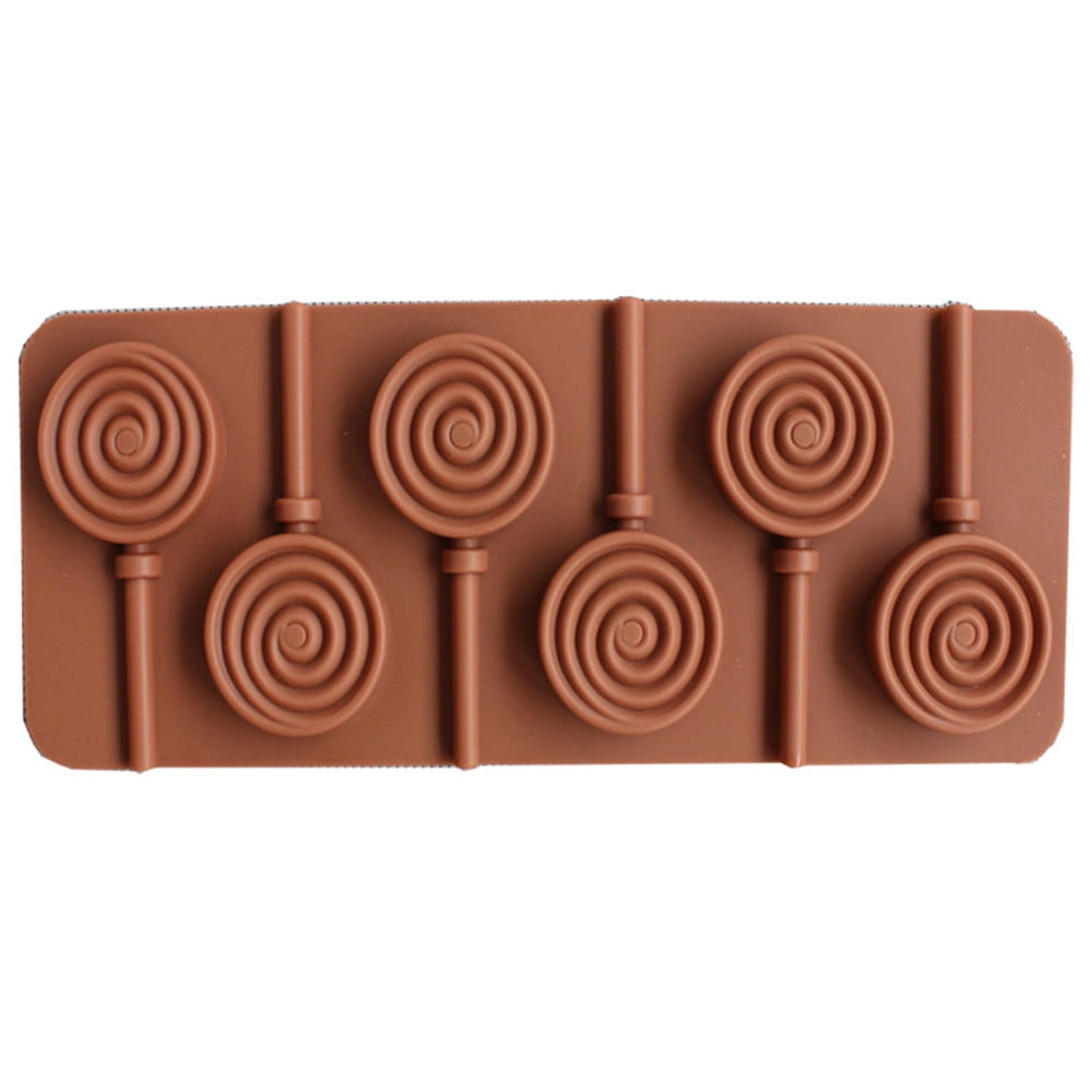 6-Rod Silicone Lollipop Cake Mold – Food-Grade Chocolate & Candy DIY ...