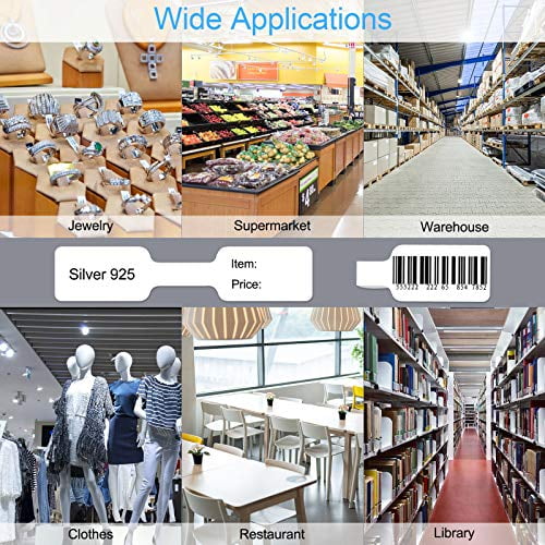 6 Roll (1500 Labels/roll) Compatible for Dymo LabelWriter 30299 Jewelry ...