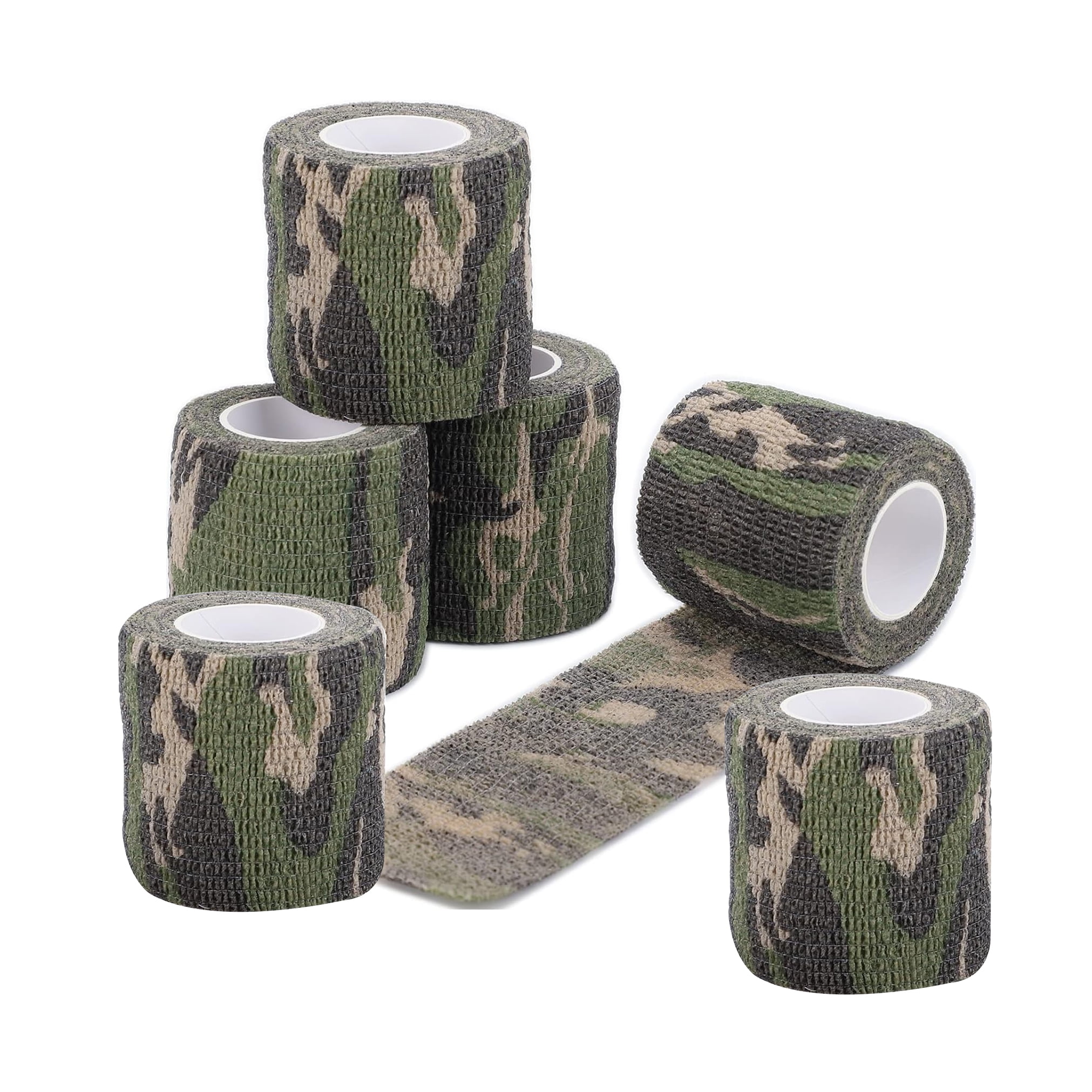 6 Roll Camouflage Wrap Tape Rifle Shotgun Camo Form Wrap 2'' x 177 ...