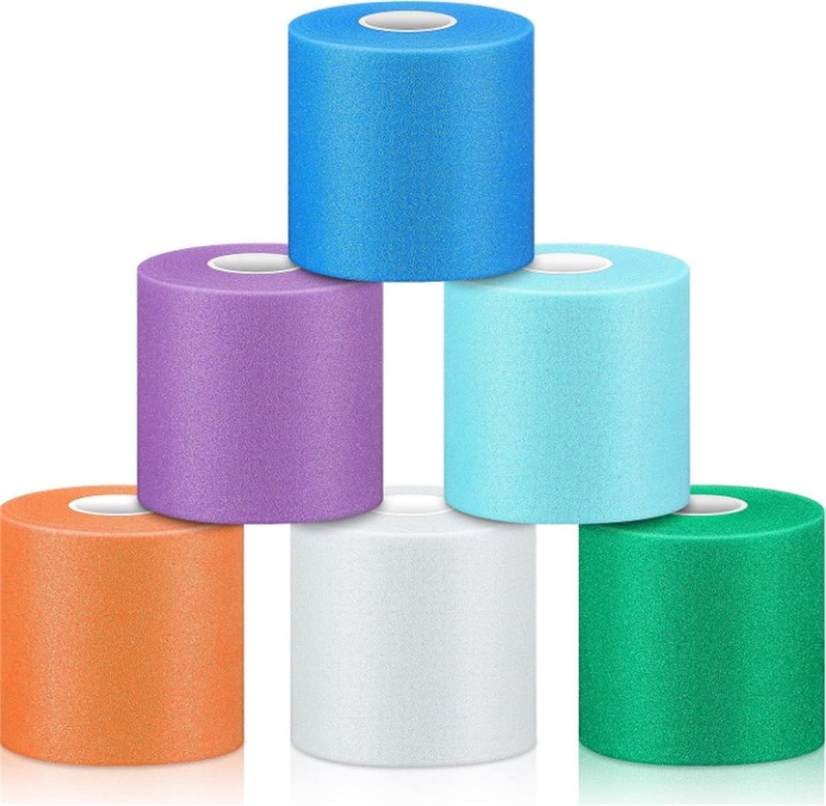 6 Roll of Foam Underwrap,30 Yards Pre-Wrap Athletic Tape,Sponge ...