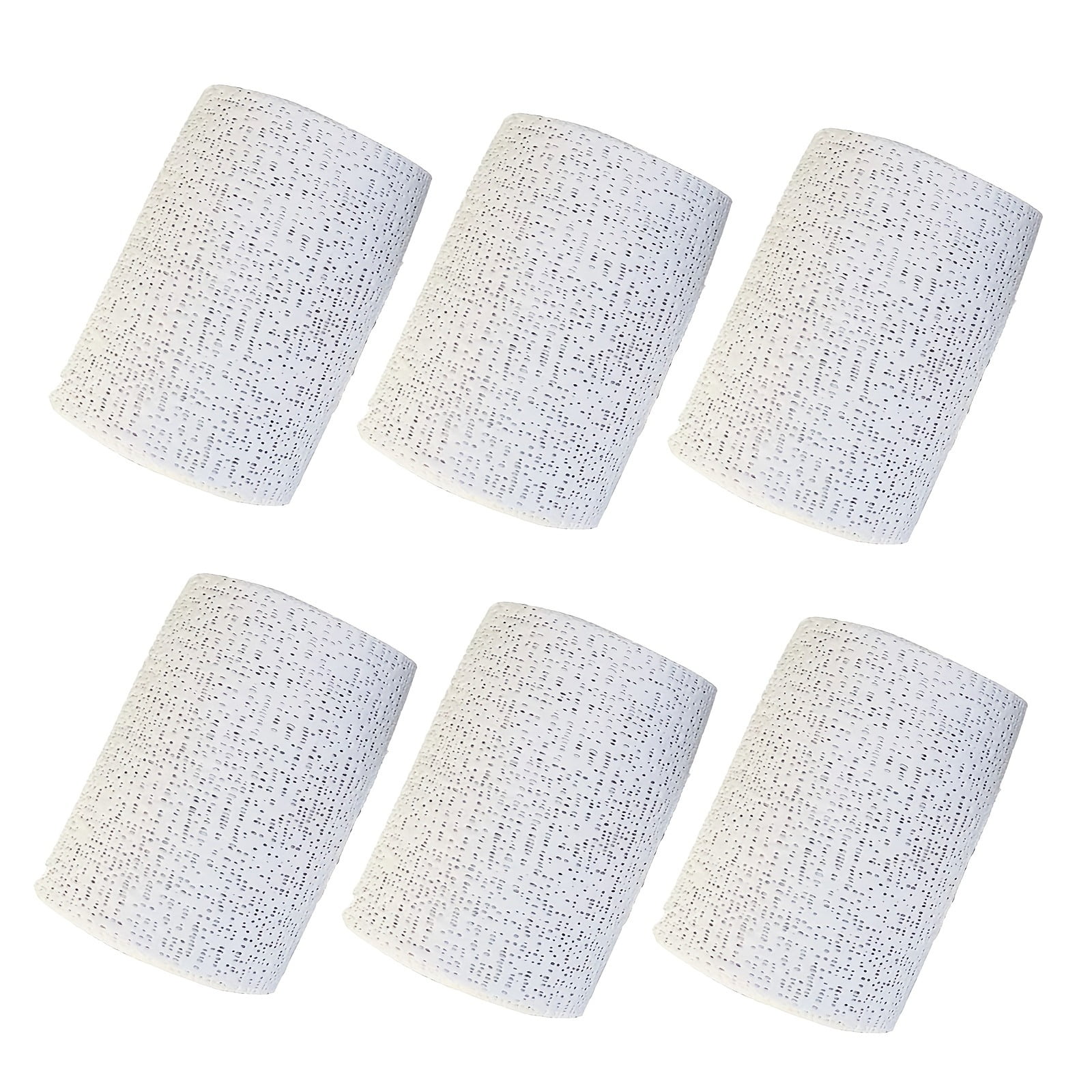 6 Roll Quick-Drying Plaster Bandage - White Plaster Cloth Gauze for Art ...
