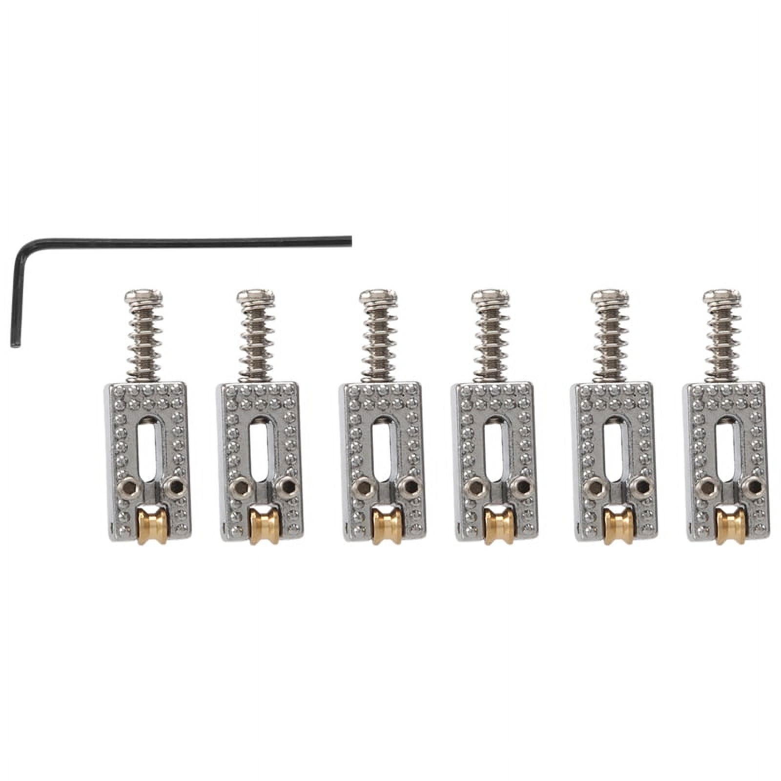 6 Roller Bridge Tremolo Saddles With Wrench For Fender Strat Tele ...
