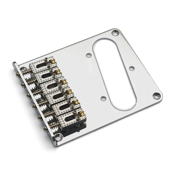 6 Roller Saddles Fixed Bass Bridge Electric Bass Bridge Guitar Fixed ...
