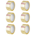 6 Rolls 2 Mil 2 inch x 110 Yards Clear Carton Sealing Packing Package ...