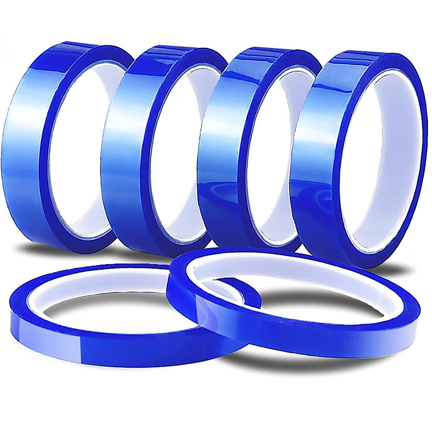 6 Rolls 20mm x33m(108ft) Blue Heat Tape High Temperature Heat Tape Heat ...