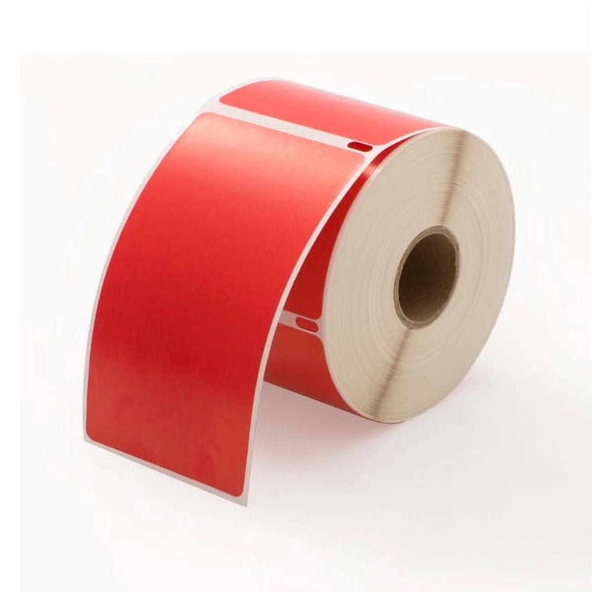 6 Rolls, 300 Labels per Roll of DYMO-Compatible 30256 RED Large ...
