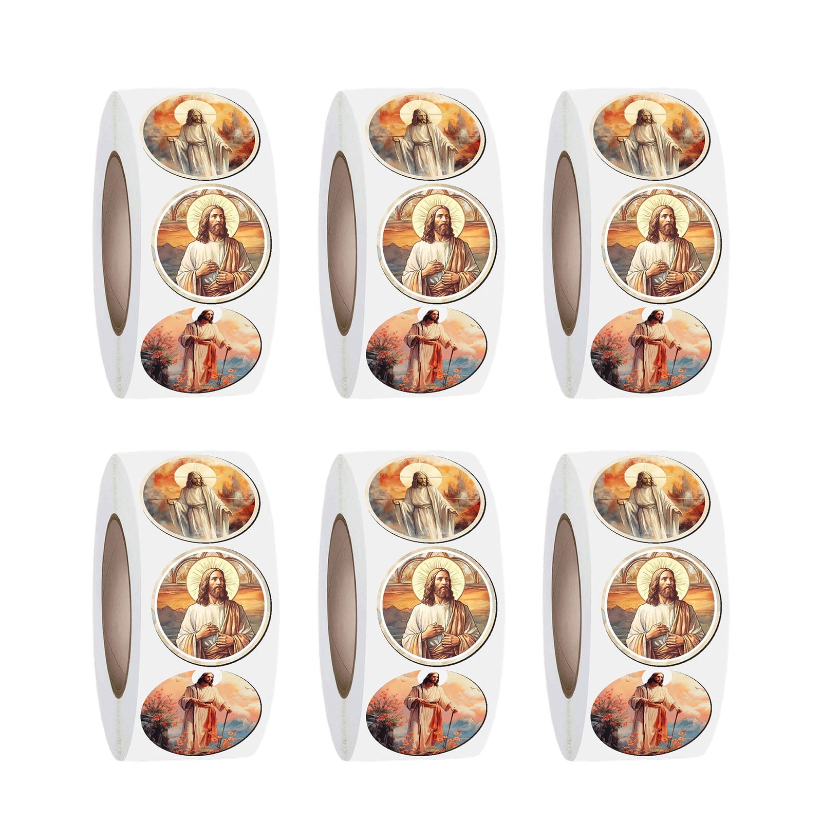 6 Rolls Bible Theme Removable Sticker Faith Based Decors Applications ...