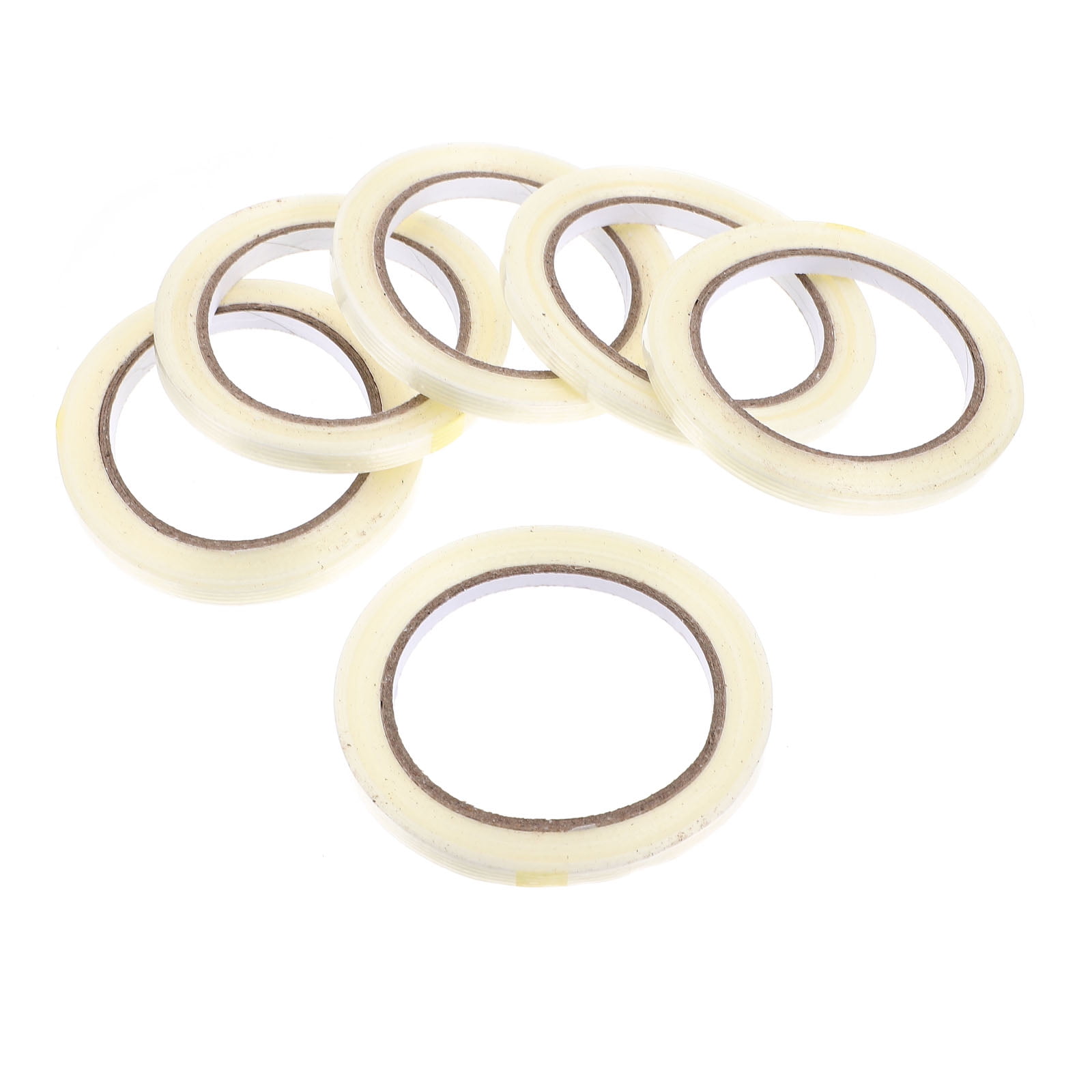 6 Rolls Fiberglass Tape Rug Carpet Heavy Duty Clear Duct Packing Double ...