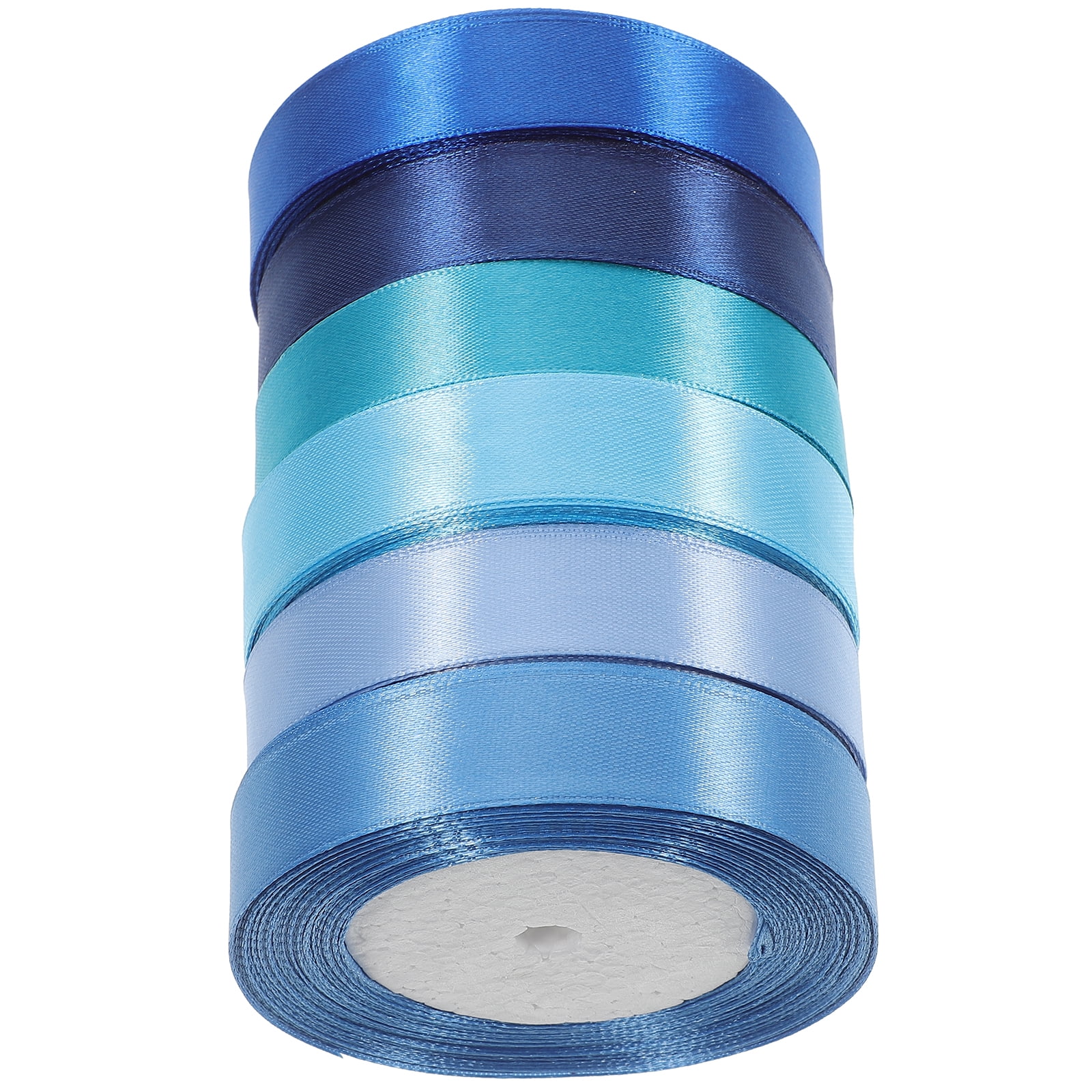 WHAMVOX Lake Blue Ribbon for present Wrapping 6 Rolls - Walmart.com