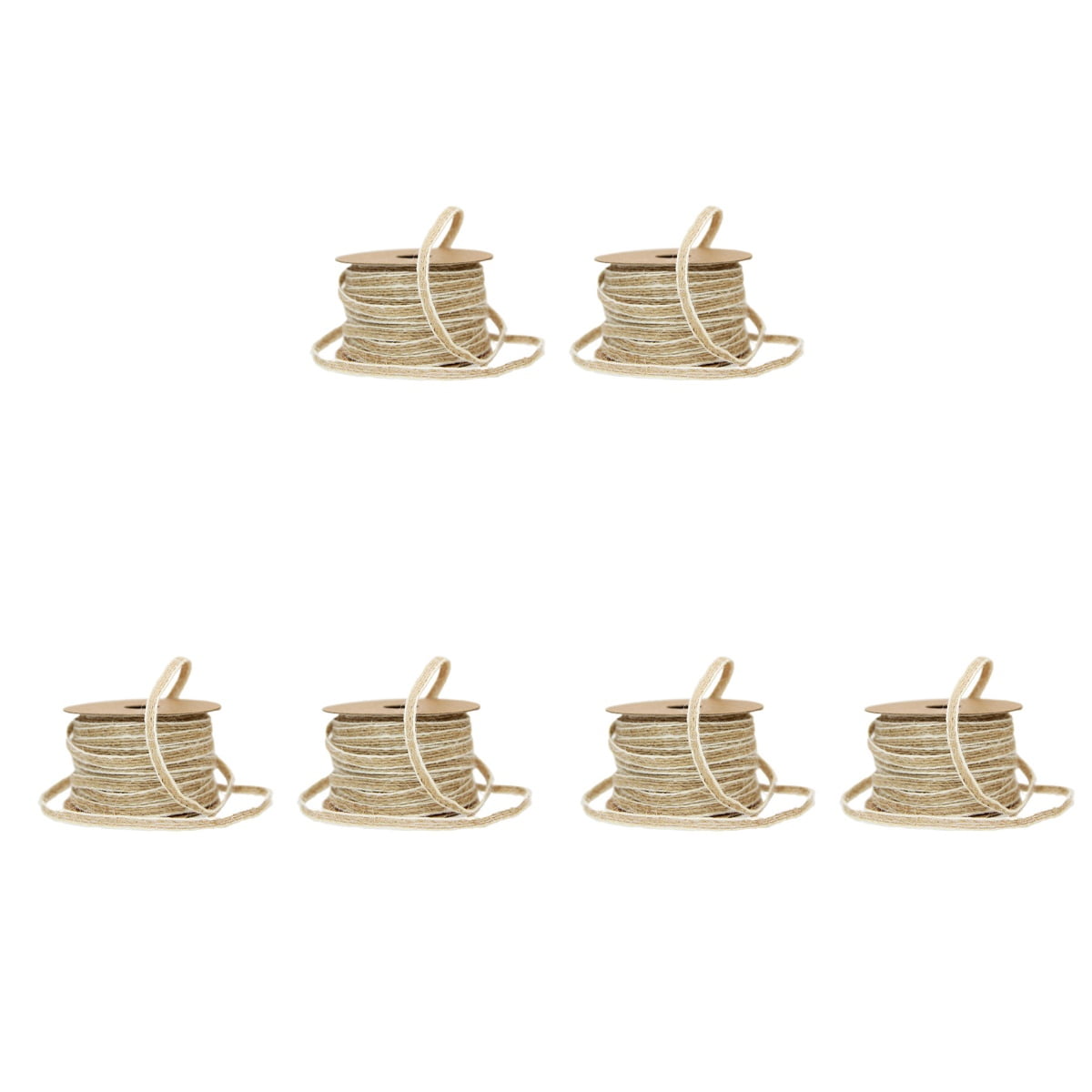 6 Rolls Hand-Knitted Cloth String Parts Beautiful Simple Handmade Parts ...