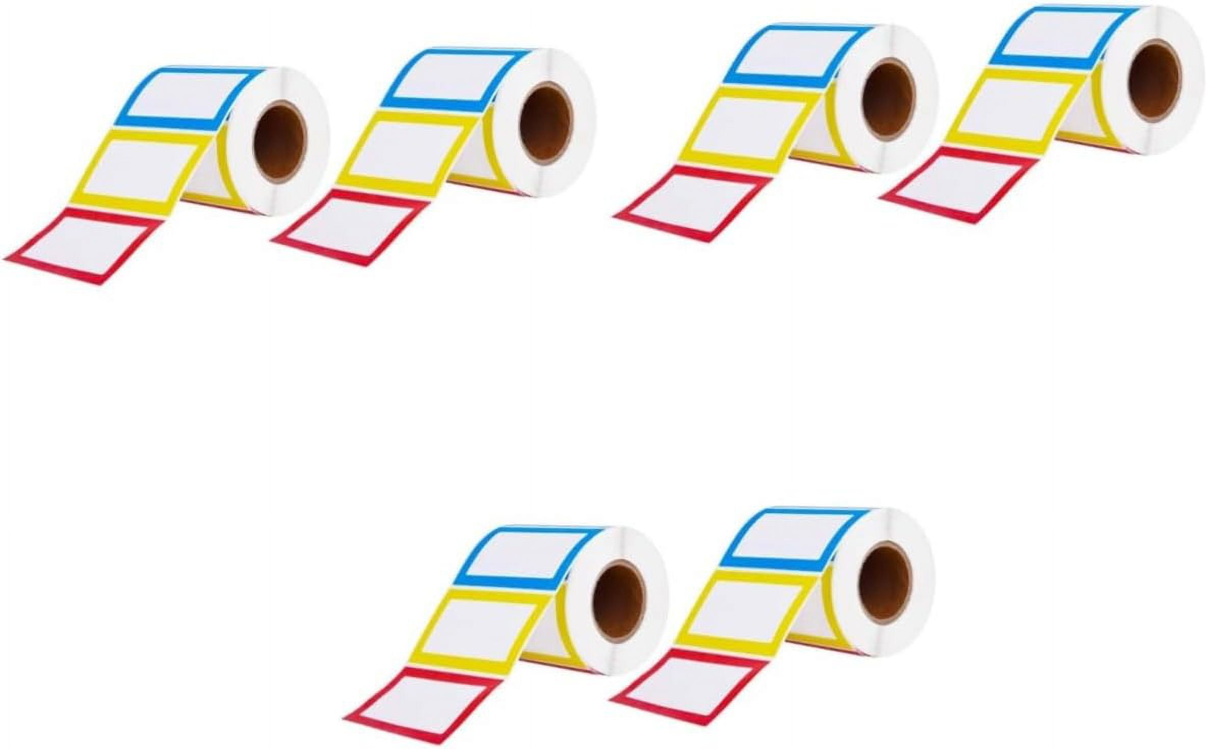 6 Rolls Name Stickers Multipurpose Blank School Name Labels Notes Name ...