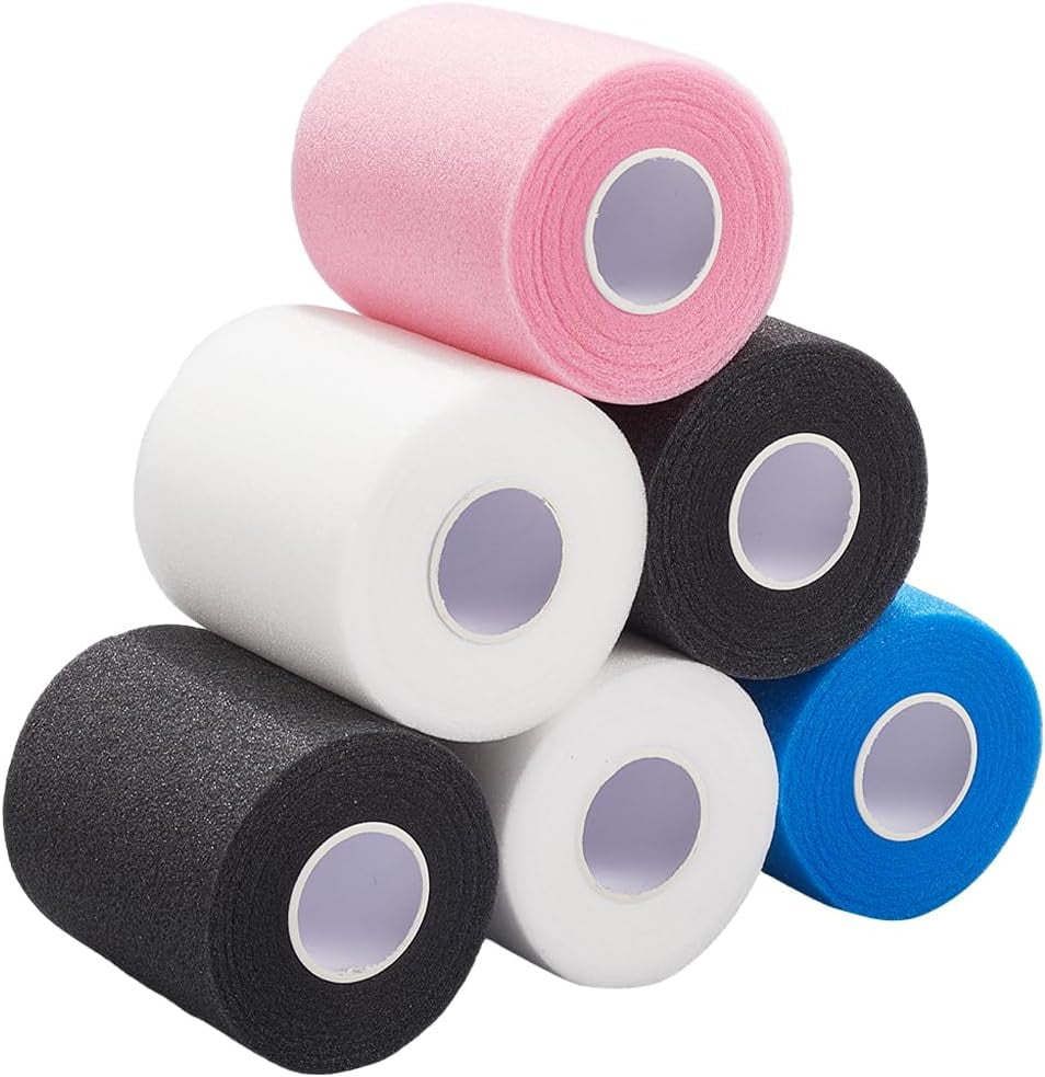 6 Rolls Pre Wrap Athletic Tape Sports Tape Athletic Prewrap 10.9 Yards ...