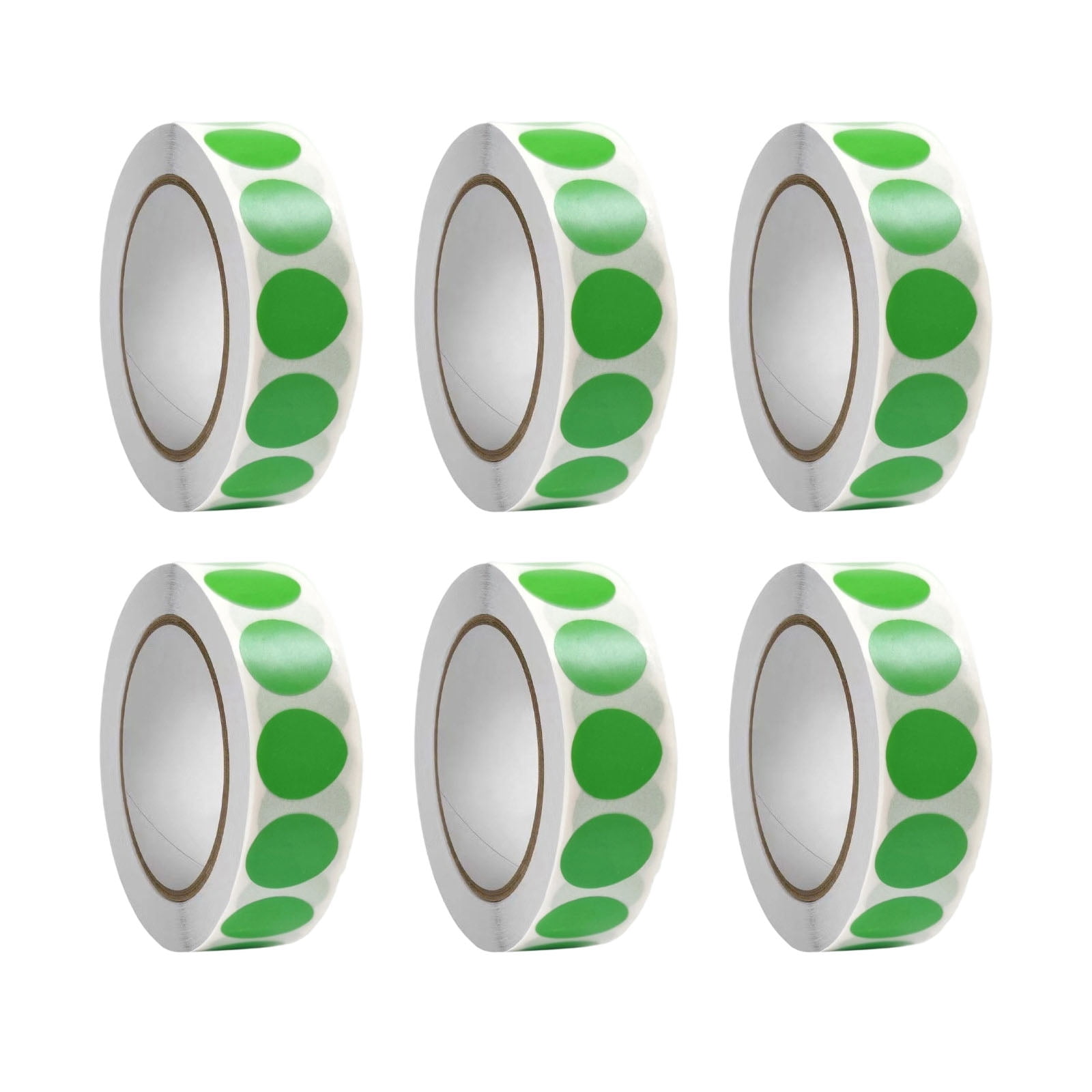 6 Rolls Red Dot Circular Stickers for Office School Organization, File ...