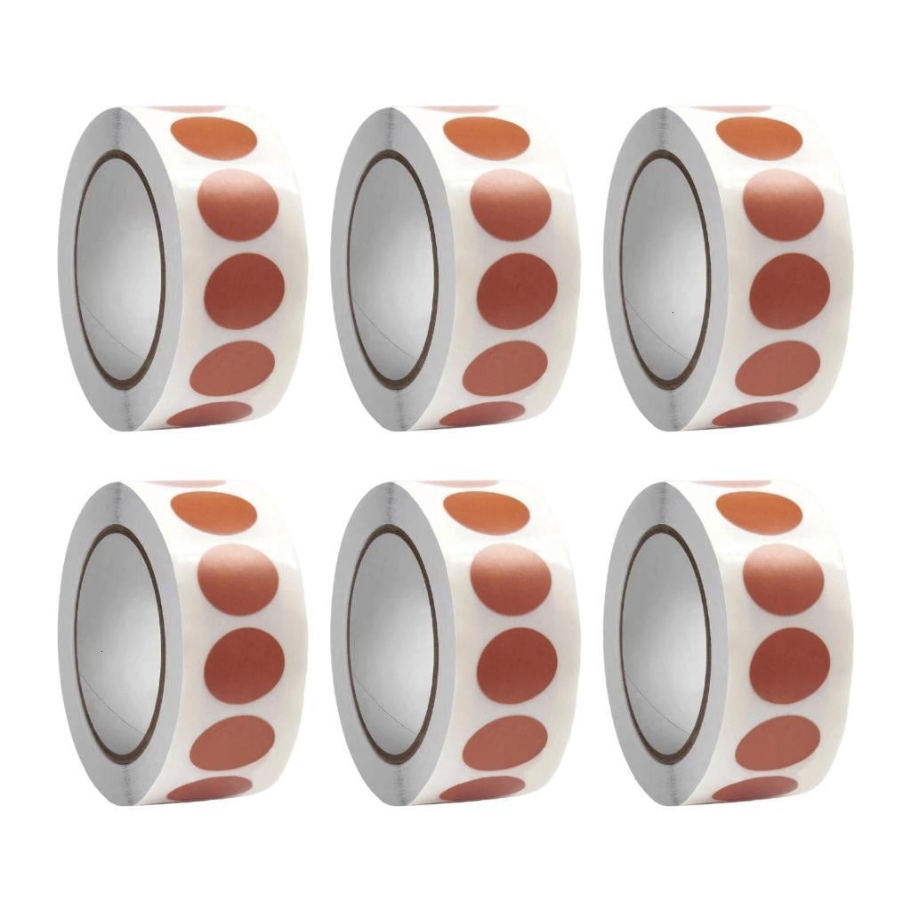6 Rolls Red Dot Sticker Colour Coding Label Adhesive Round Sticker ...