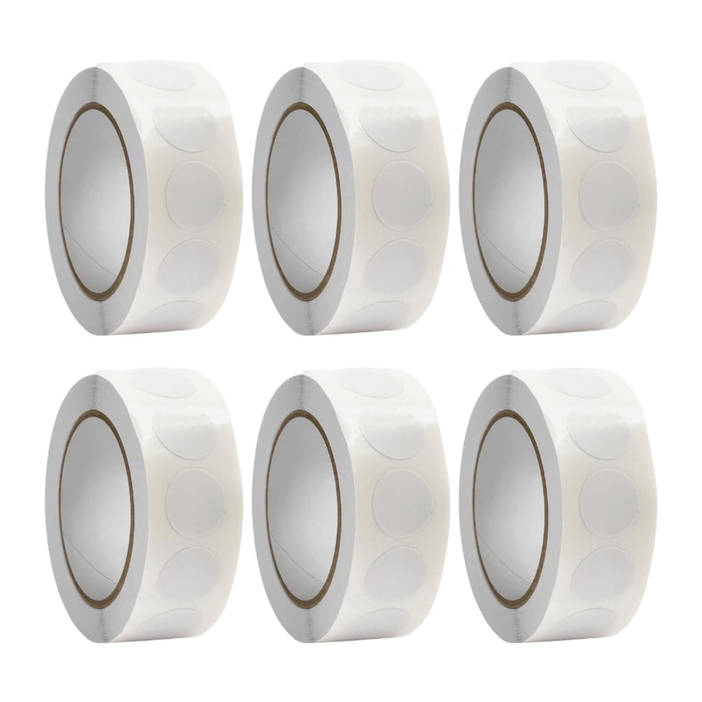 6 Rolls Red Dot Sticker Colour Coding Label Adhesive Round Sticker ...