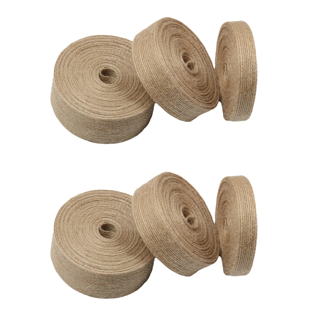 6 Rolls Ribbon Burlap Hessian Petal Lampshade Fabric Craft for Flower ...