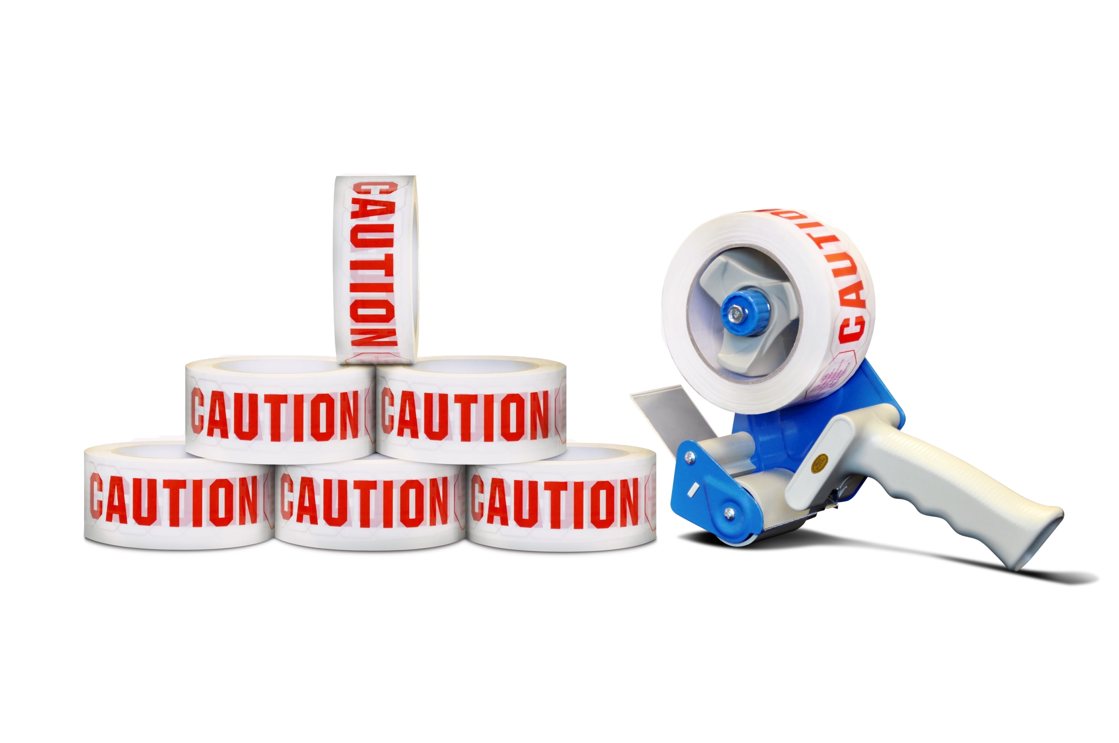 6 Rolls Safety Caution Warning Adhesive Tapes 1.88 Inch x 110 Yards 2 ...