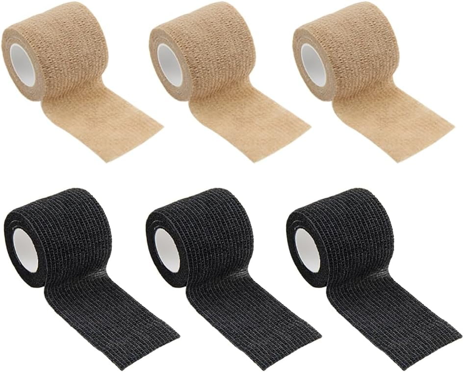 6 Rolls Self Adherent Cohesive Bandages Adhesive Wrap Bandage Rolls ...