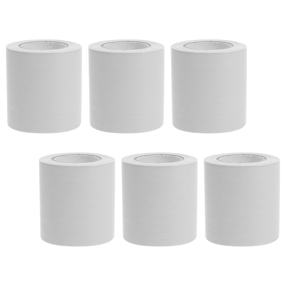 6 Rolls Self-adhesive Baseboard Wall Decals Peel and Stick PVC Skirting ...