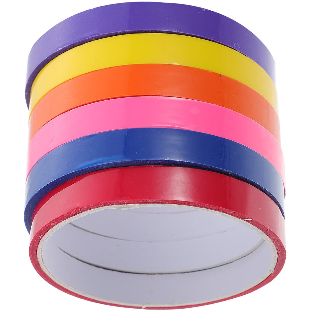 6 Rolls Sticky Ball Tape Correction Colored Tapes - Walmart.com