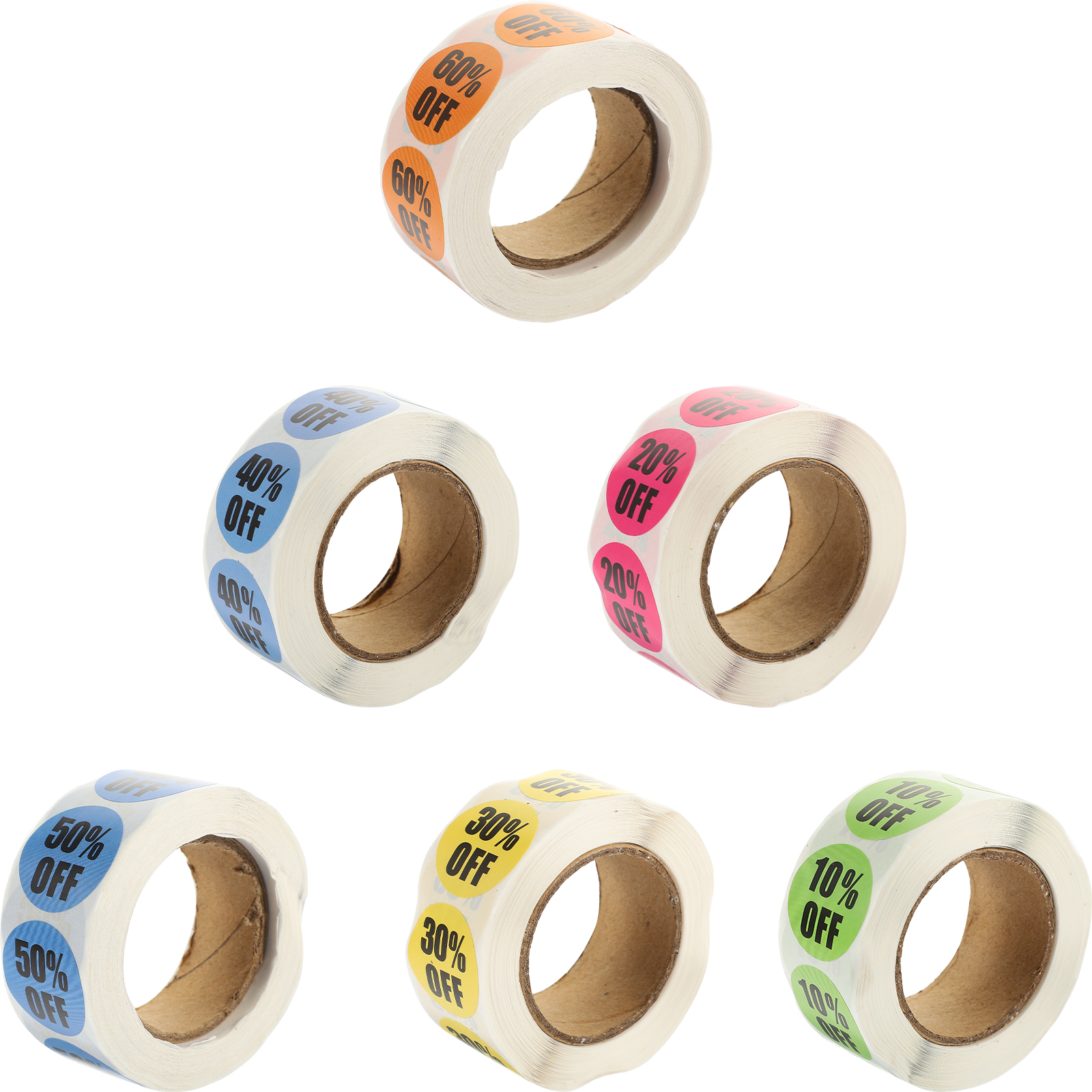 6 Rolls Supermarket Price Label Mini Stickers Labels for Food ...