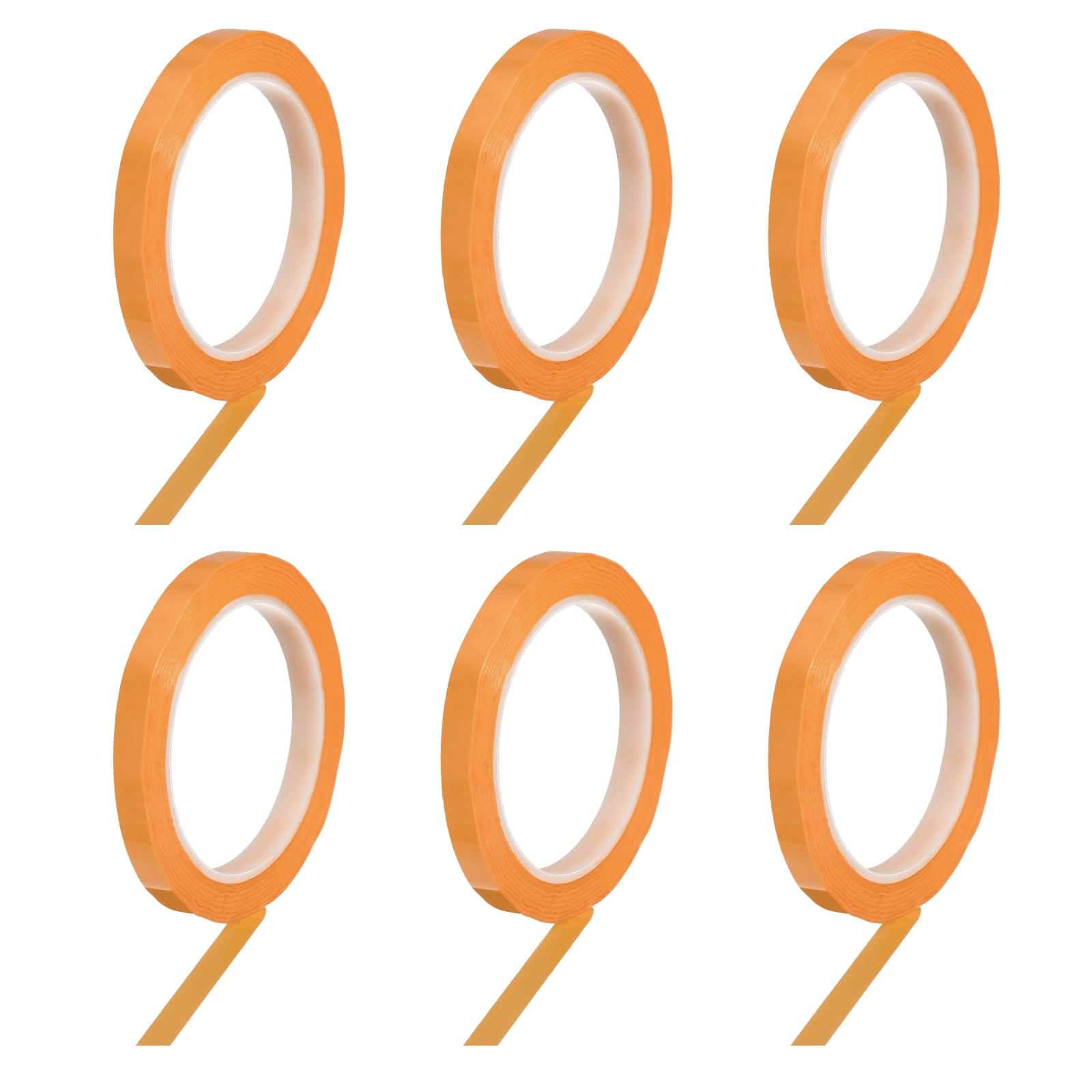 6 Rolls Tape, 0.4"x216ft Instruments Identification Tape Colored PET ...