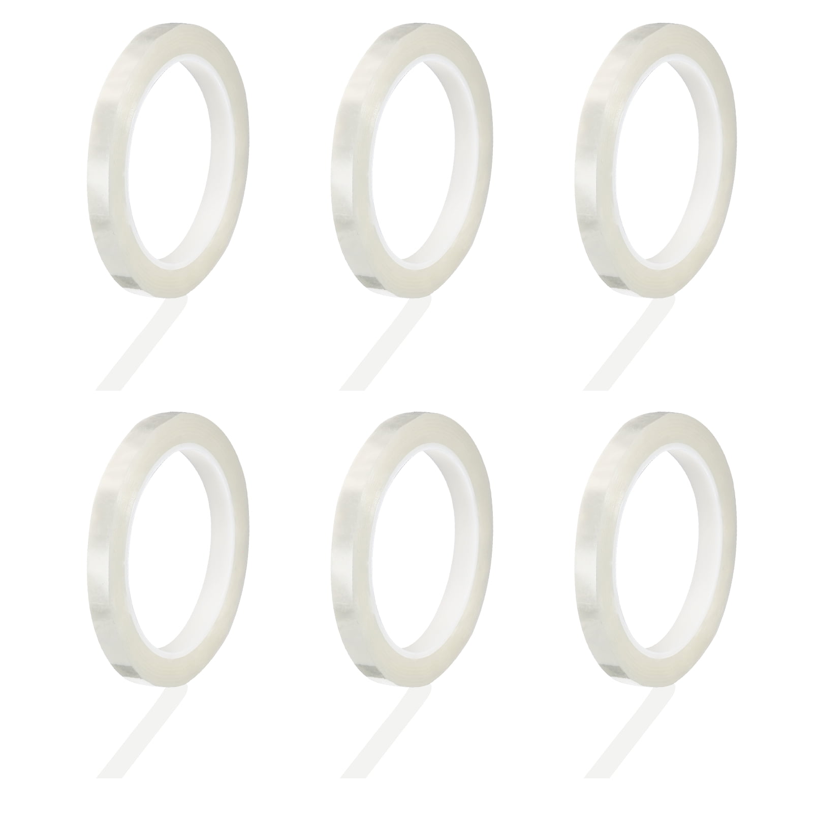 6 Rolls Tape, 0.4"x216ft Instruments Identification Tape Colored PET ...