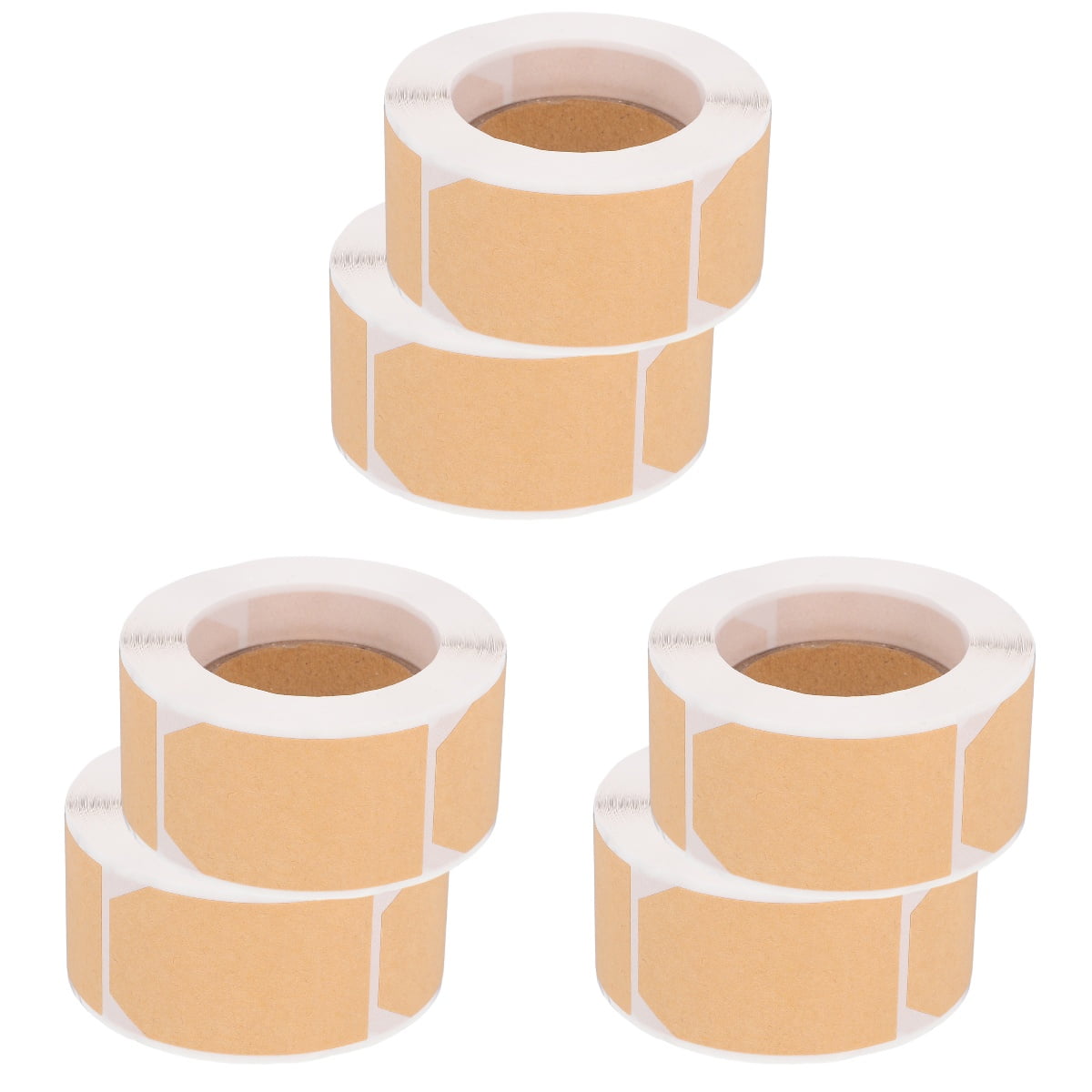 6 Rolls of Blank Sticky Labels Blank Label Sticker Classification Label ...