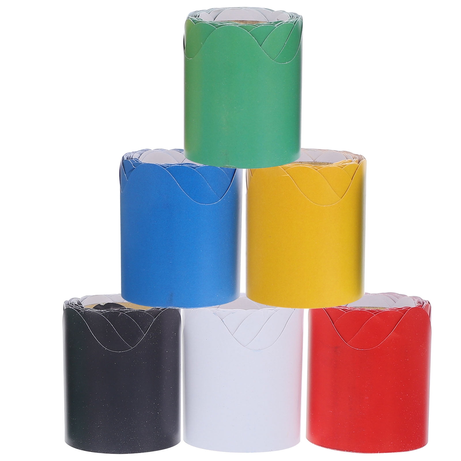 Milisten Bulletin Board Borders Red Cardstock 6 Rolls 500x2.28in Size ...