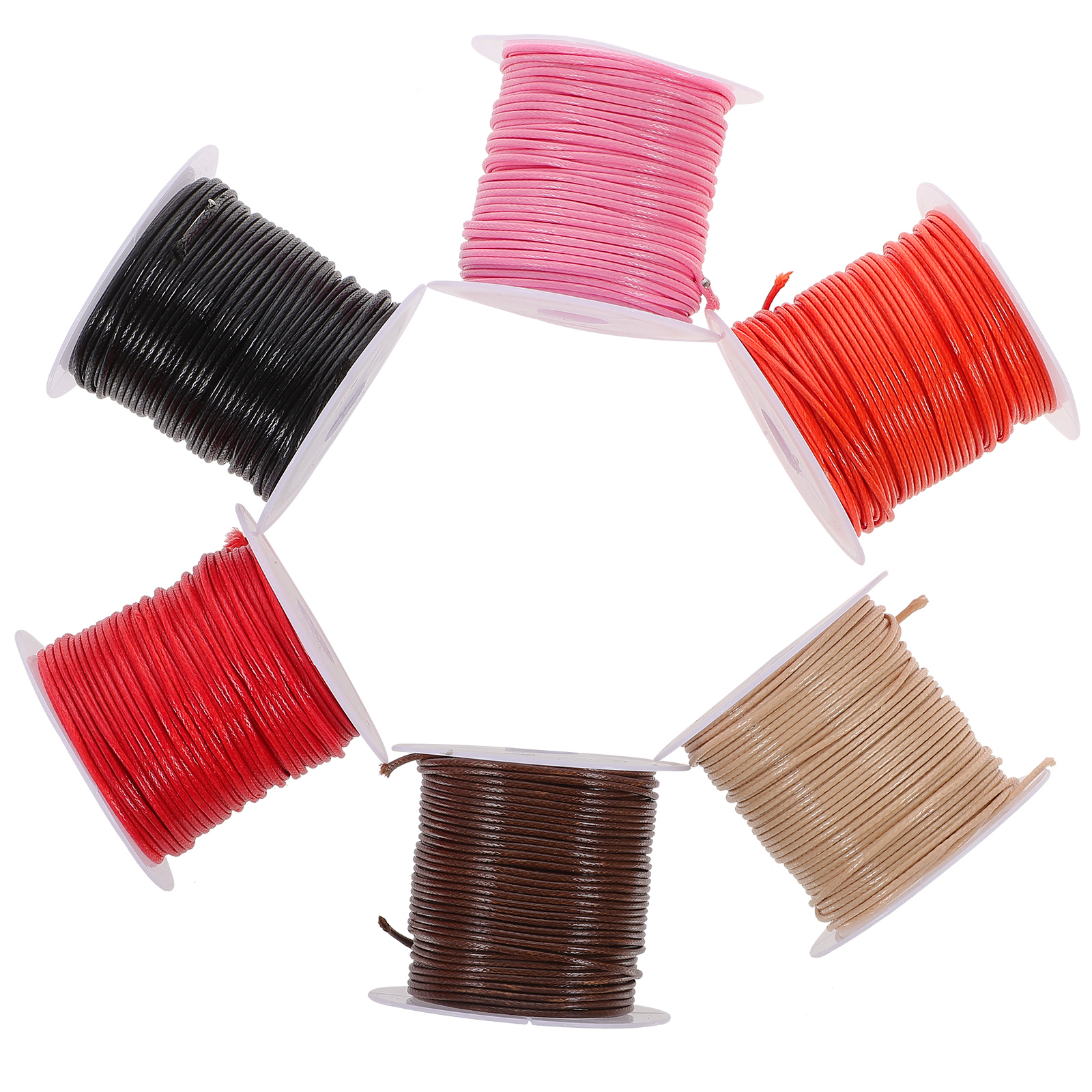 6 Rolls of Jewelry Craft Wax Wires Weaving Wax Strings Flexible Jewelry ...