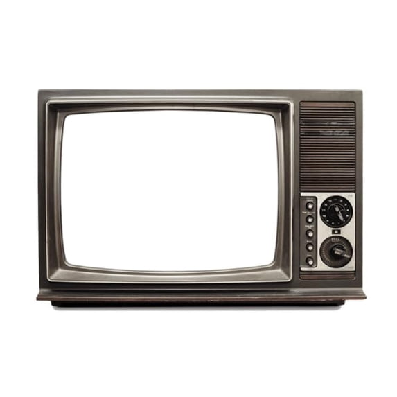 6" Round Old School Tv Edible Image Cake Topper By TNCT - Walmart.com