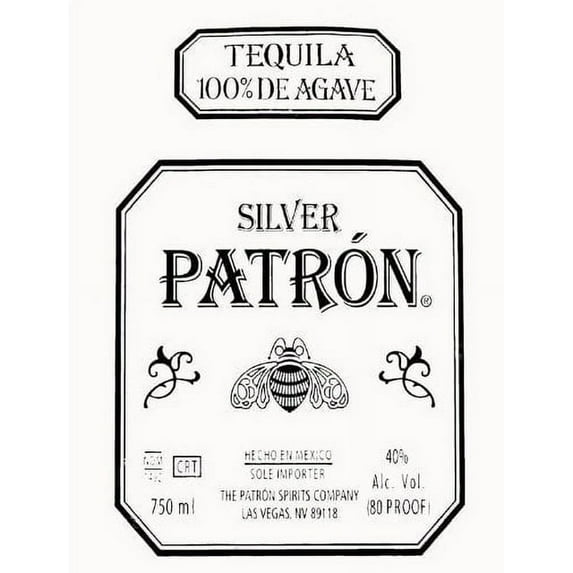 6" Round Pre-Cut Patron Label Logo Birthday Edible Image Cake Topper By ...